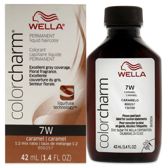 Wella | Hair | Color Charm Permanent Liquid Hair Color 7w Caramel By ...